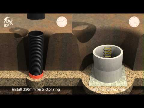 JDP Axedo Plastic Inspection Chamber vs Concrete Manhole Ring ...