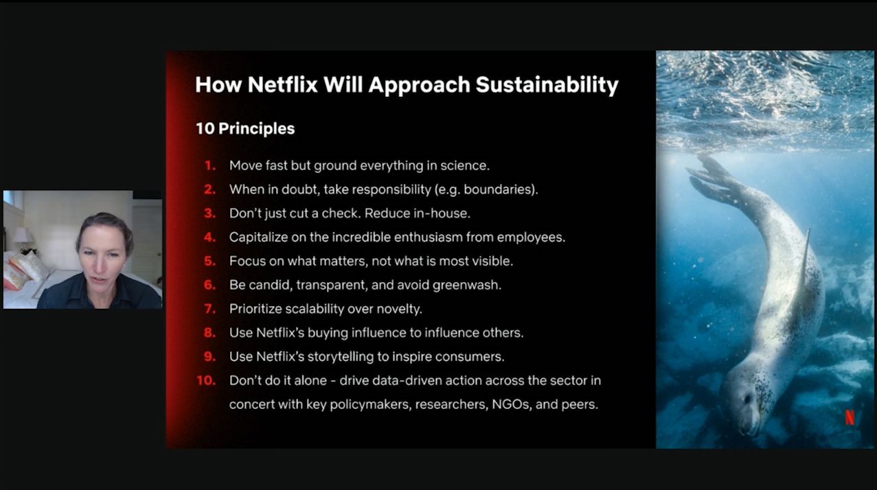 Sustainability Leaders Forum Day 1: The Netflix sustainability journey ...