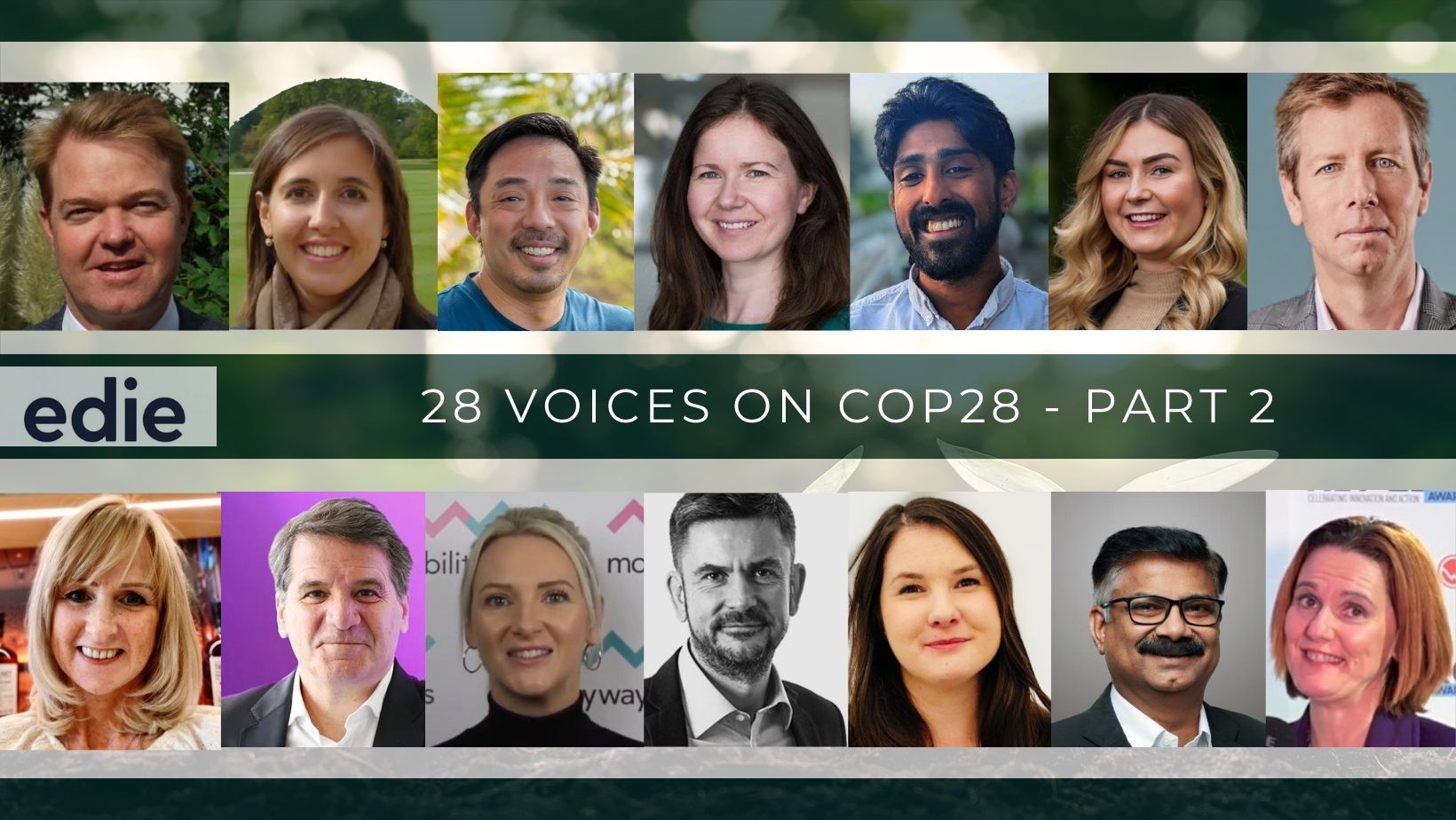 COP28 Expectations: Insights from Global Climate Leaders