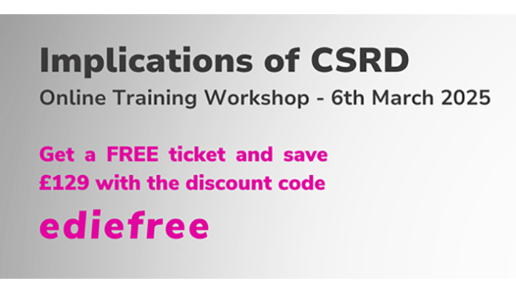 Implications of CSRD – Online Training Workshop - edie