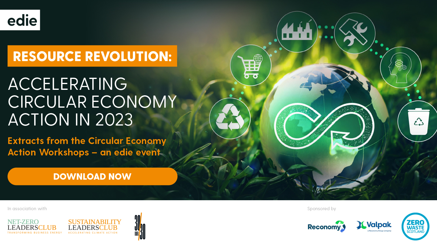 Accelerating circular economy action in 2023 - edie