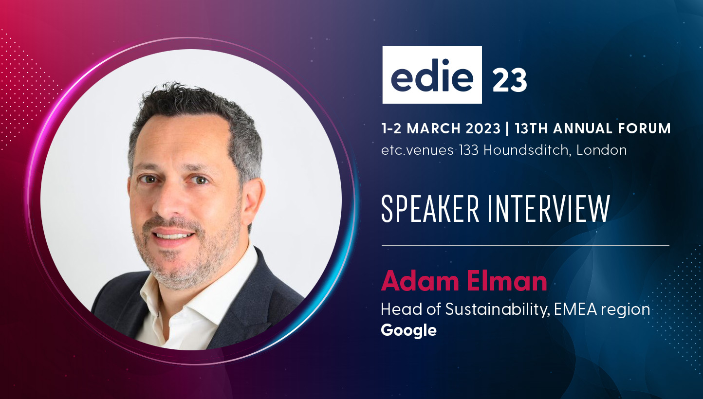 Google’s Adam Elman on how AI can help to accelerate the energy transition - edie