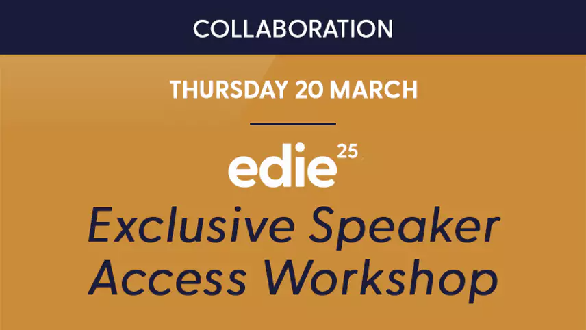 pre-edie 25 Collaboration: Exclusive speaker access - edie