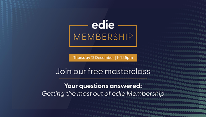 On THURSDAY: Join our free online edie Membership Masterclass to help ...