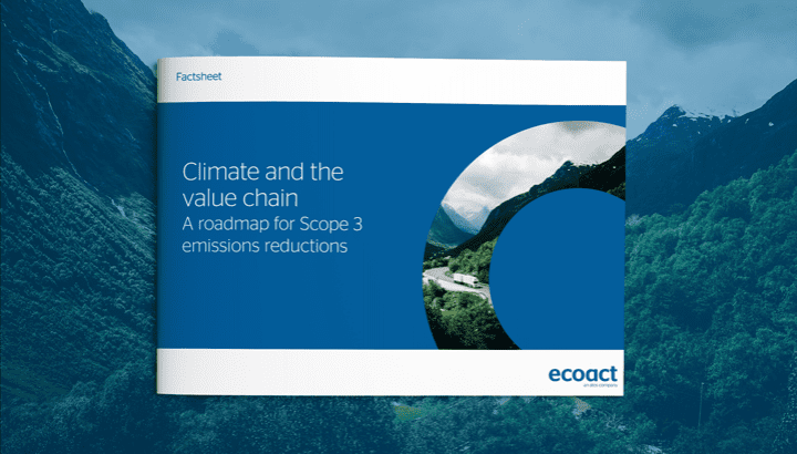 Climate and the value chain: a roadmap for Scope 3 emissions reductions ...