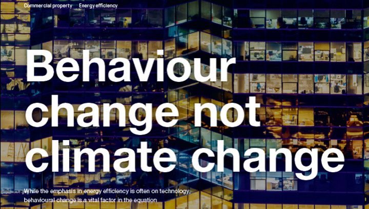 Behaviour Change Not Climate Change - edie