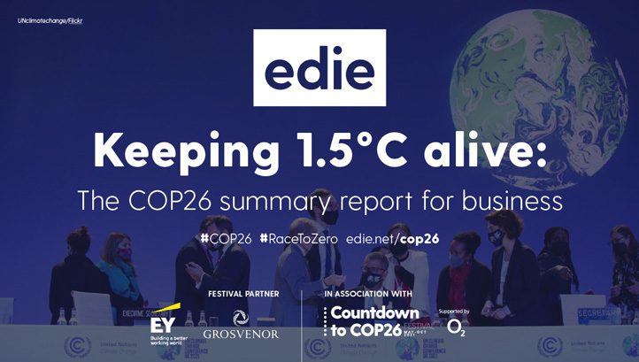 edie launches COP26 summary report for businesses - edie
