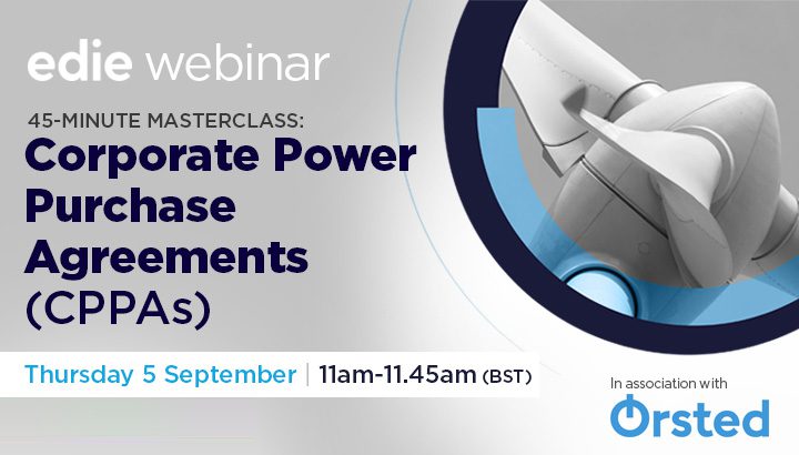 45-minute masterclass: Corporate Power Purchase Agreements (CPPAs) - edie