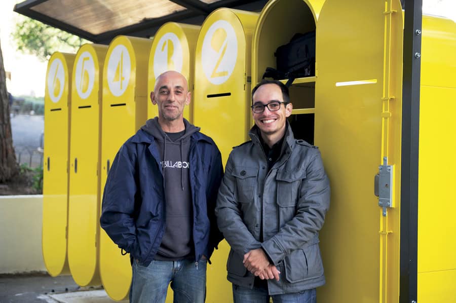 Lockers provide help and security for homeless people - Springwise