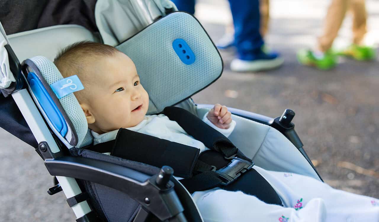Air filter for strollers creates clean air cloud to protect babies ...