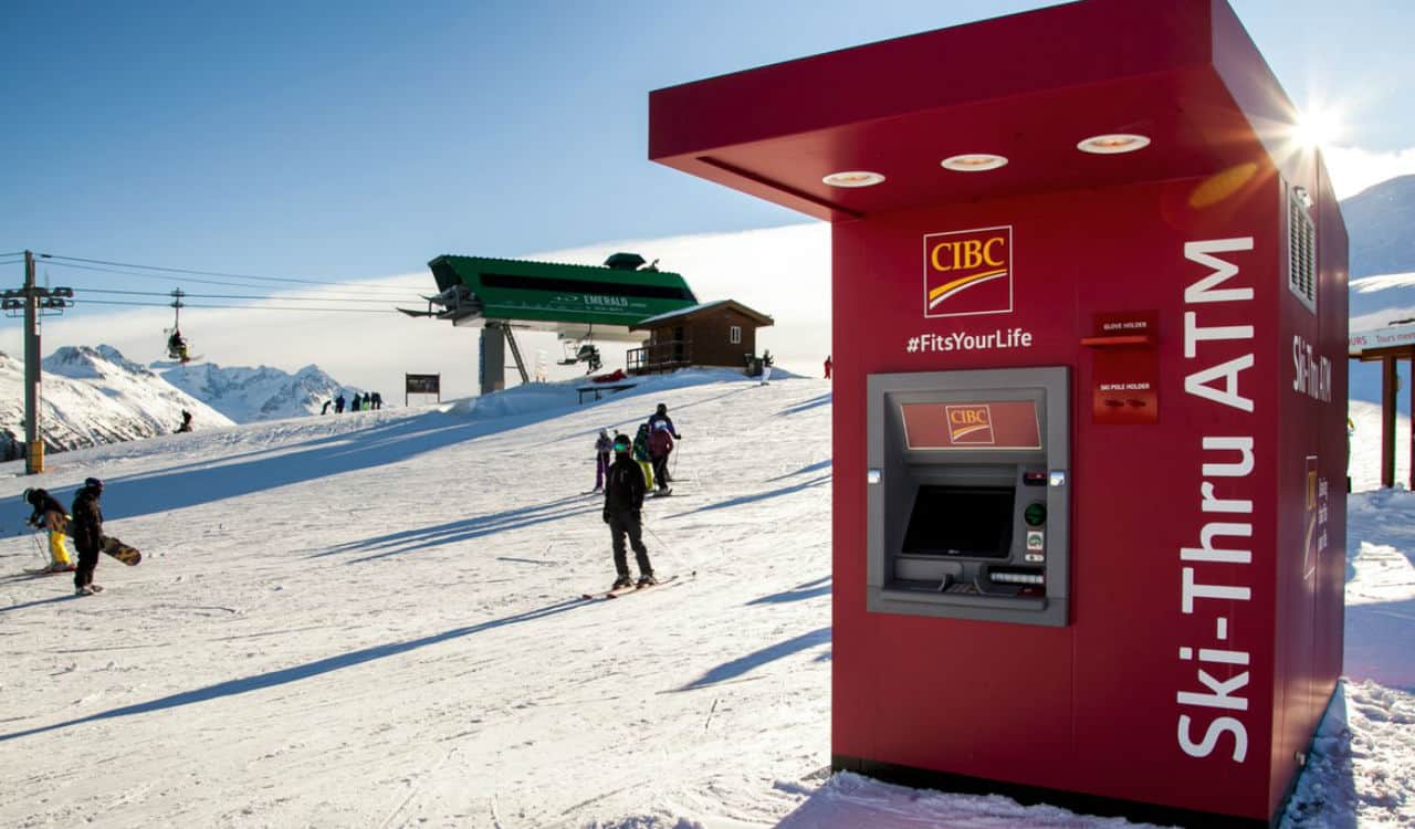 Canadian ski resort now has ski-through ATM - Springwise