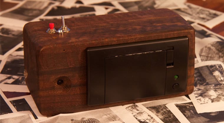 Bare-bones camera prints eerie photos instantly without ink - Springwise