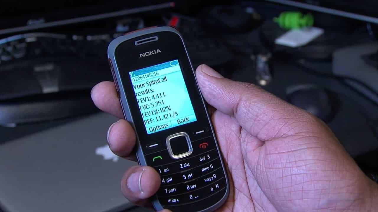 Check lung capacity with any phone, anywhere - Springwise