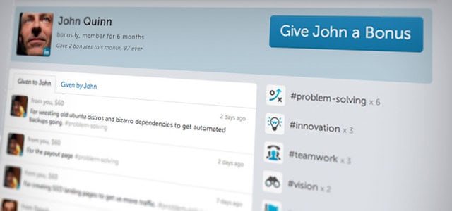 Peer-to-peer bonus system made easy for employers - Springwise
