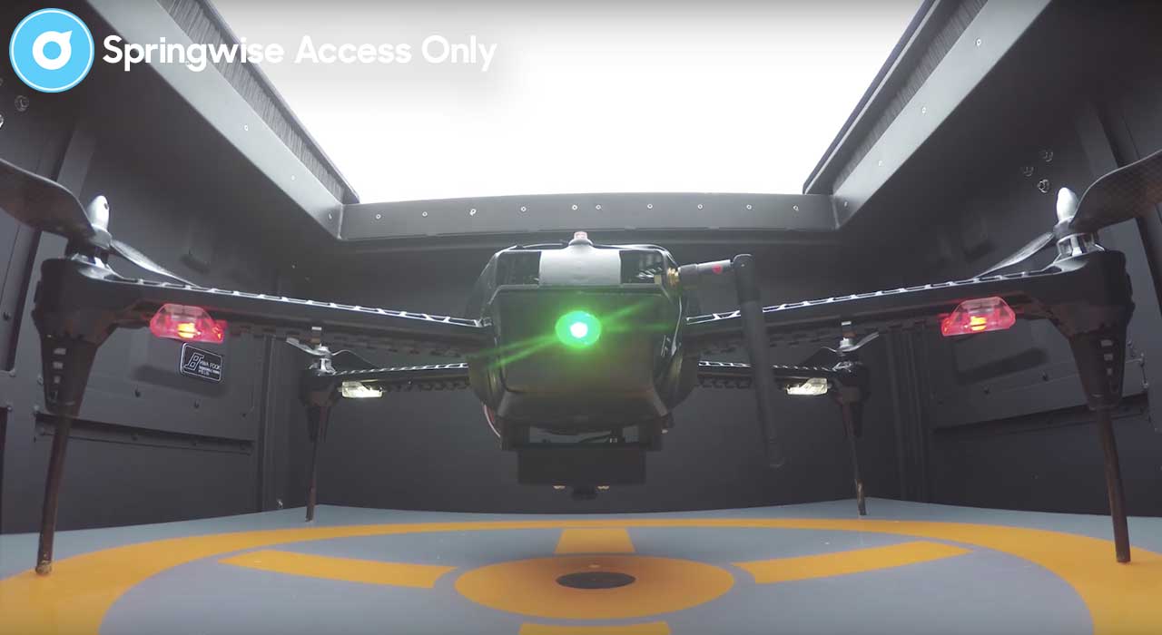 Landing pad autonomously charges drones and collects data - Springwise