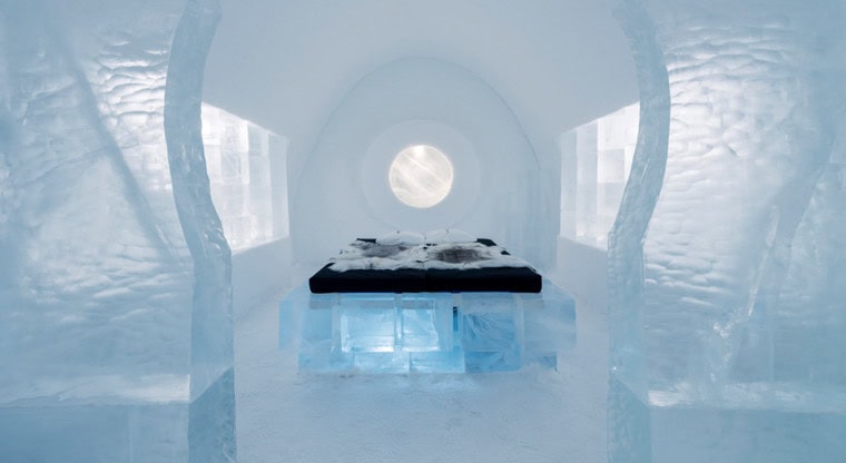 For USD 231,000, design your own hotel room made of ice - Springwise