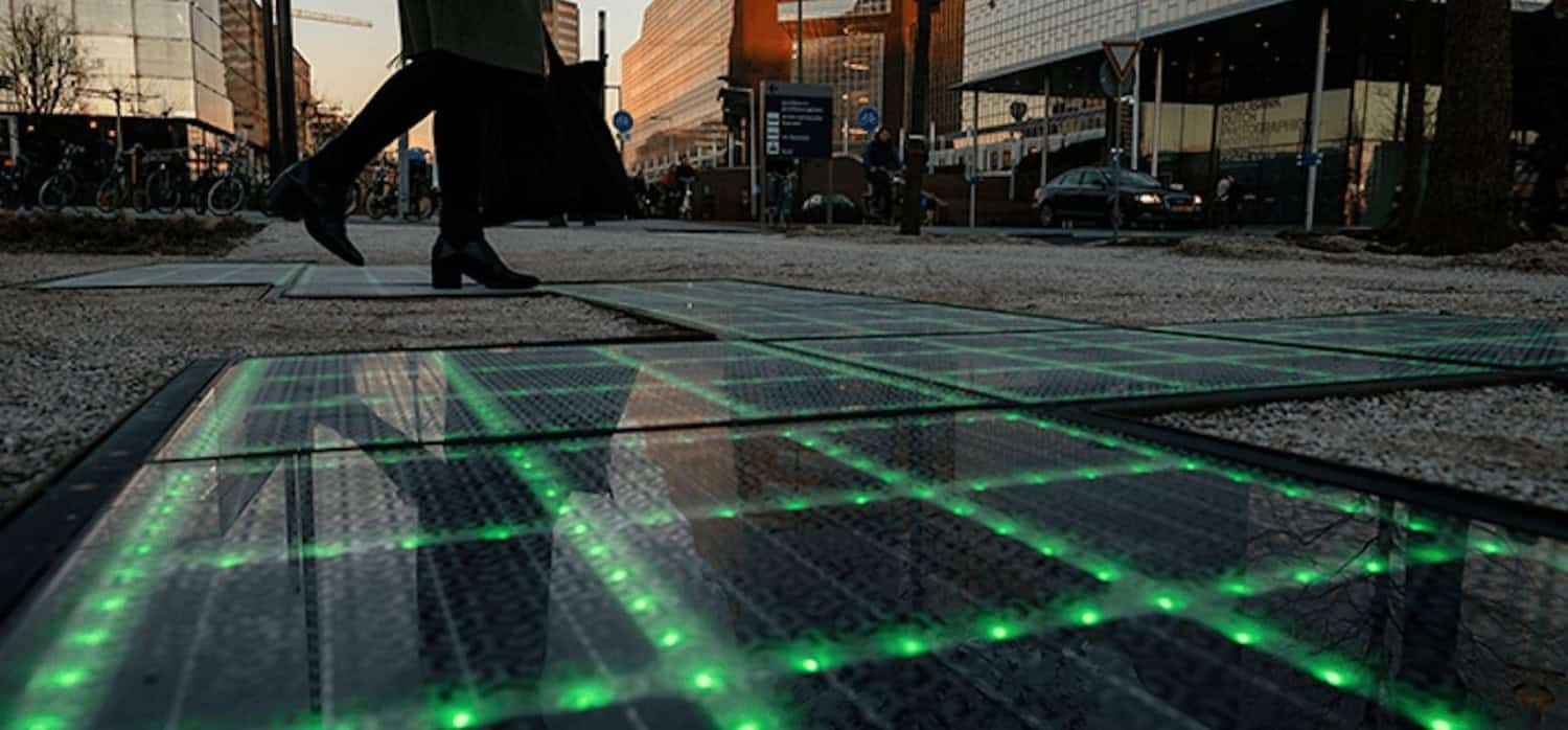 Electricity-generating floor tiles power lights and more - Springwise