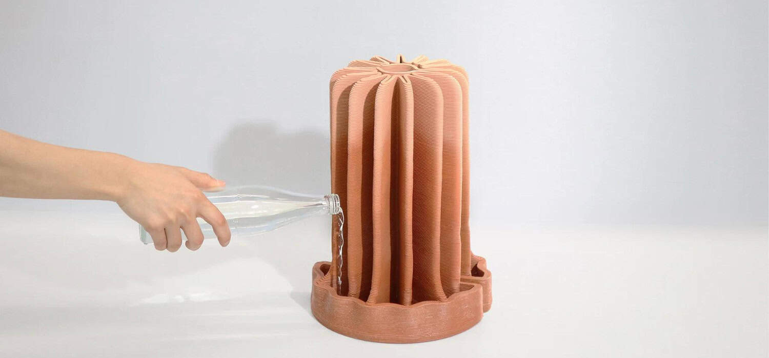 Recycled clay humidifier requires no electricity - Springwise