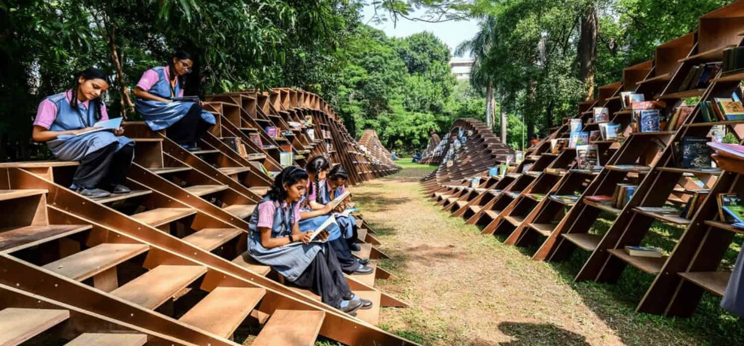 A pavilion that fosters a love of reading - Springwise