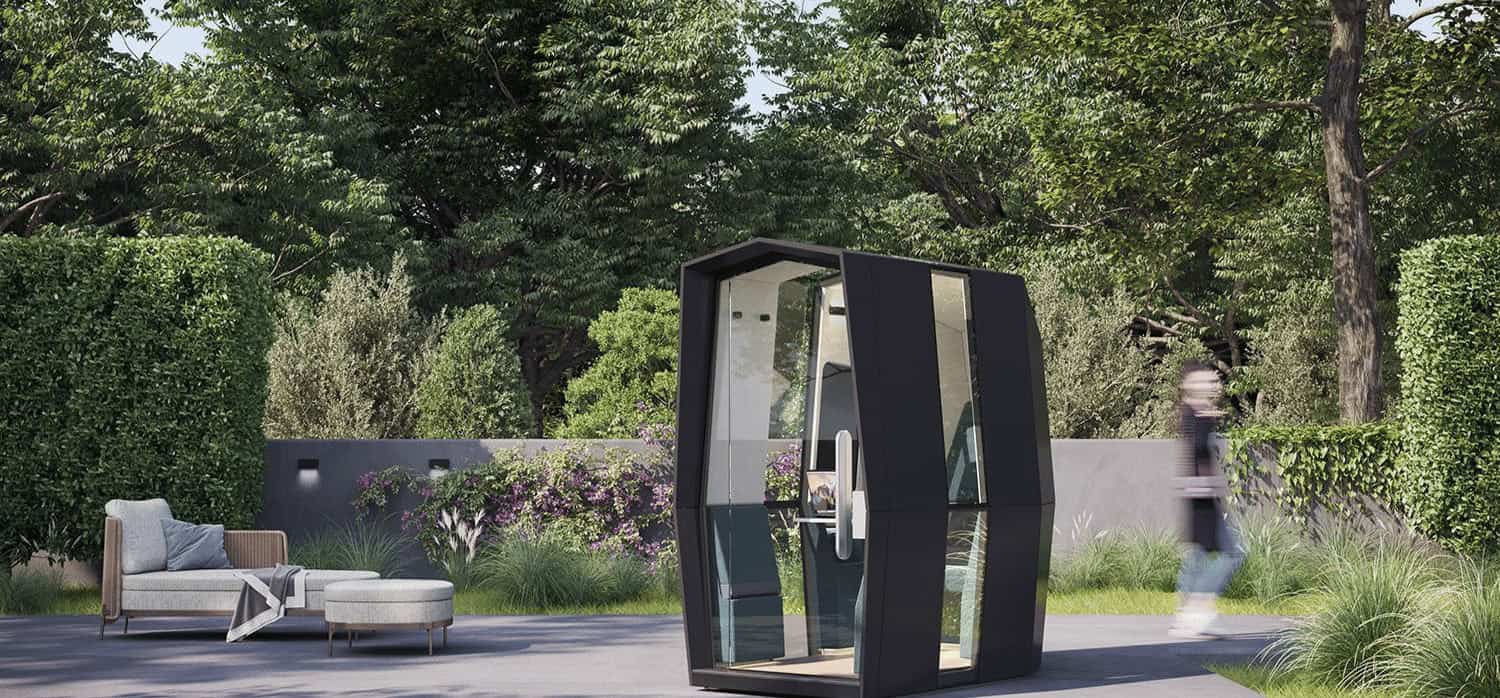 Tech-driven work pods made using sustainable materials - Springwise
