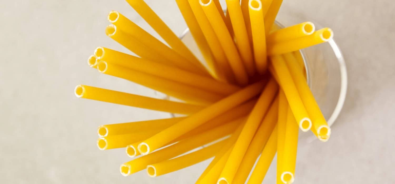 Sustainable straws made of pasta - Springwise