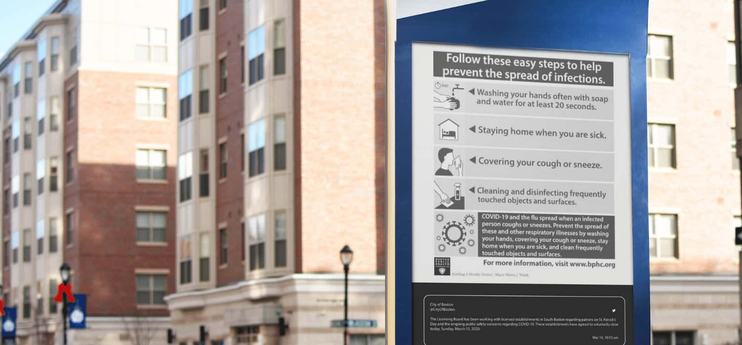 Smart street signs keeping communities connected during COVID-19 crisis ...