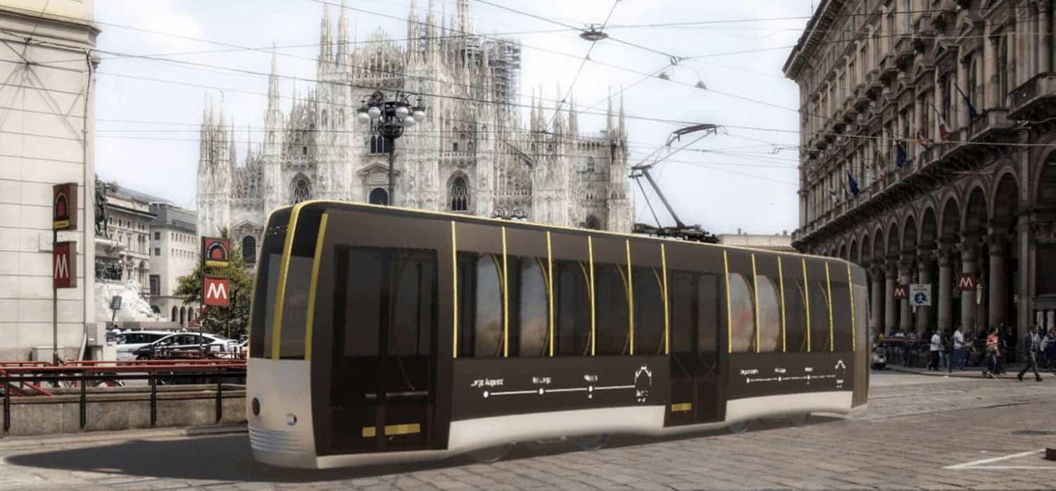 Italian tram redesigned for socially-distanced travel - Springwise