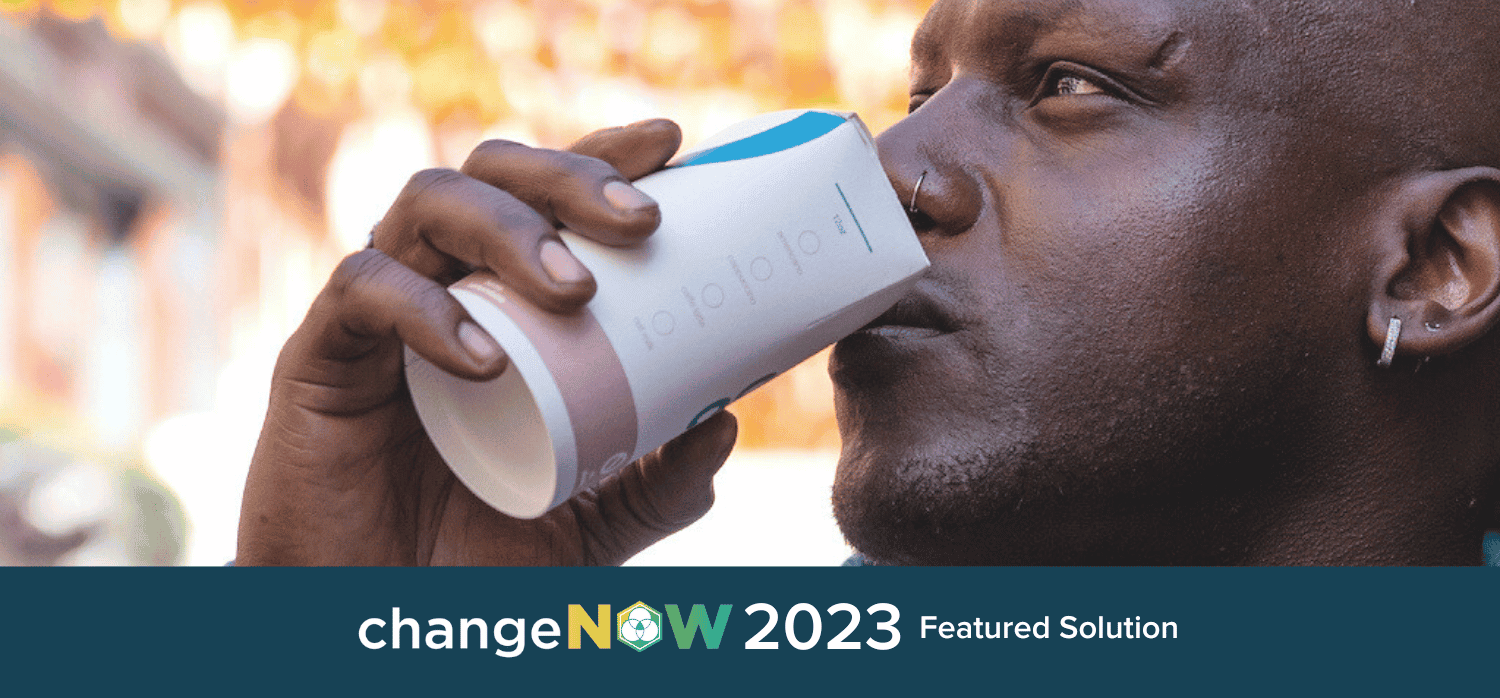 A paper cup without the plastic lid - Springwise