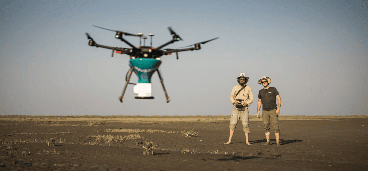 Drones boost biodiversity at scale - Springwise