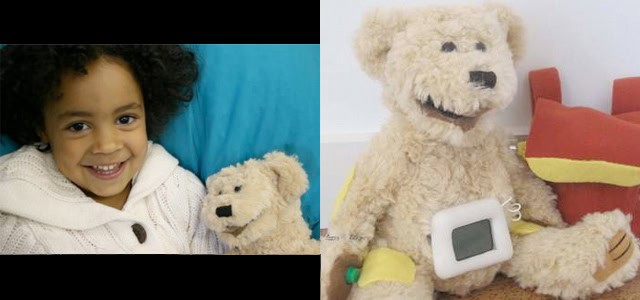 Robotic teddy bear helps teach diabetic kids to manage their condition ...