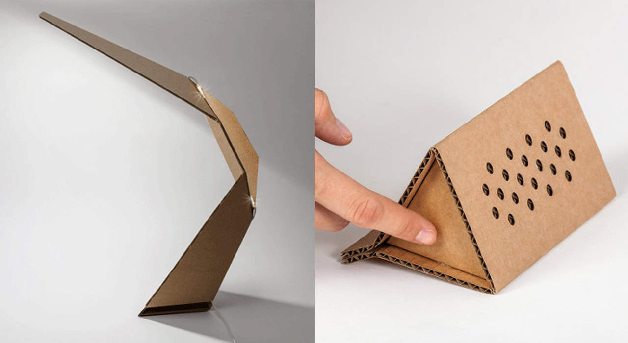 These beautiful cardboard electronics are touch-activated - Springwise