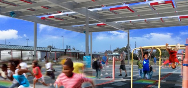 Solar panels power playground add-ons - Springwise