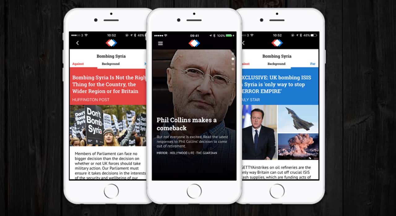News app provides three sides to every story - Springwise