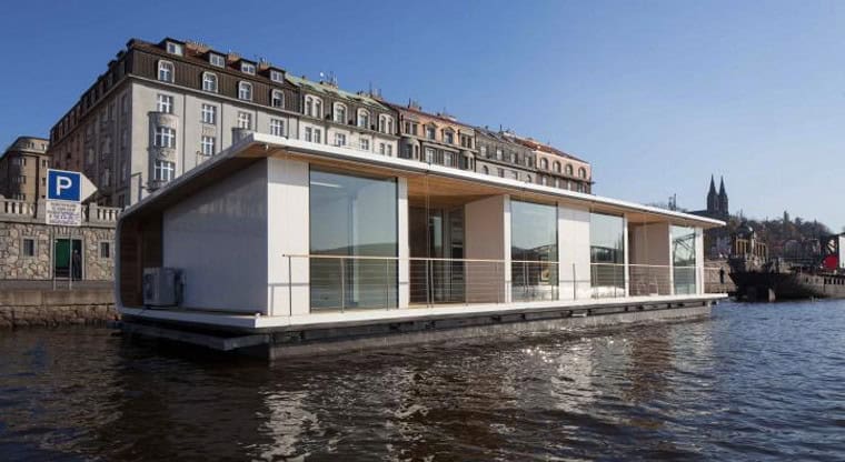 Modular floating home can be built on land or water - Springwise