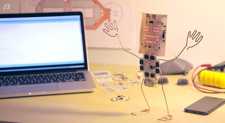 Paper-thin, flexible electronics modules can add tech to any surface - Springwise