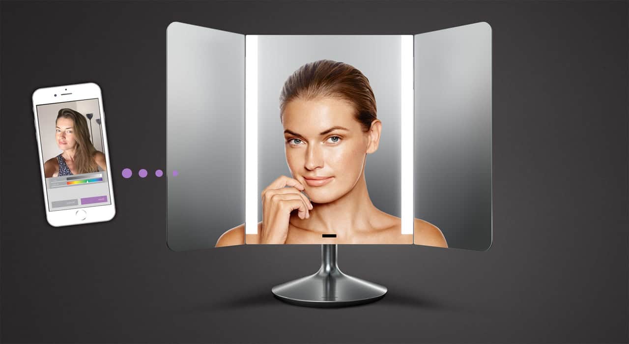 Smart mirror can recreate any light context - Springwise