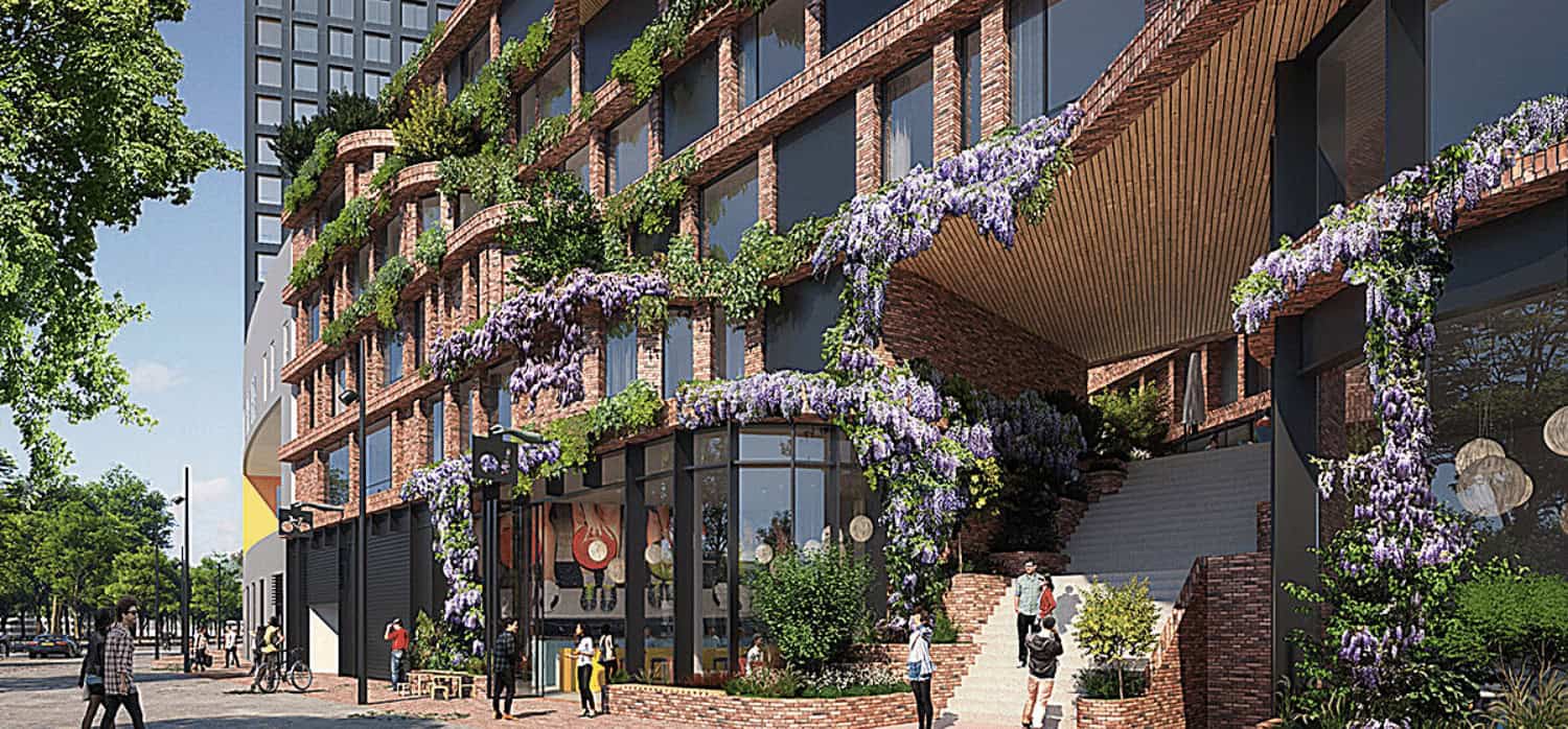 Multi-use, sustainable high-rise connects Amsterdam neighbourhoods ...