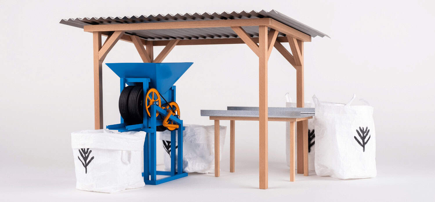 Plastic bottle compression system designed to bring PET recycling to ...