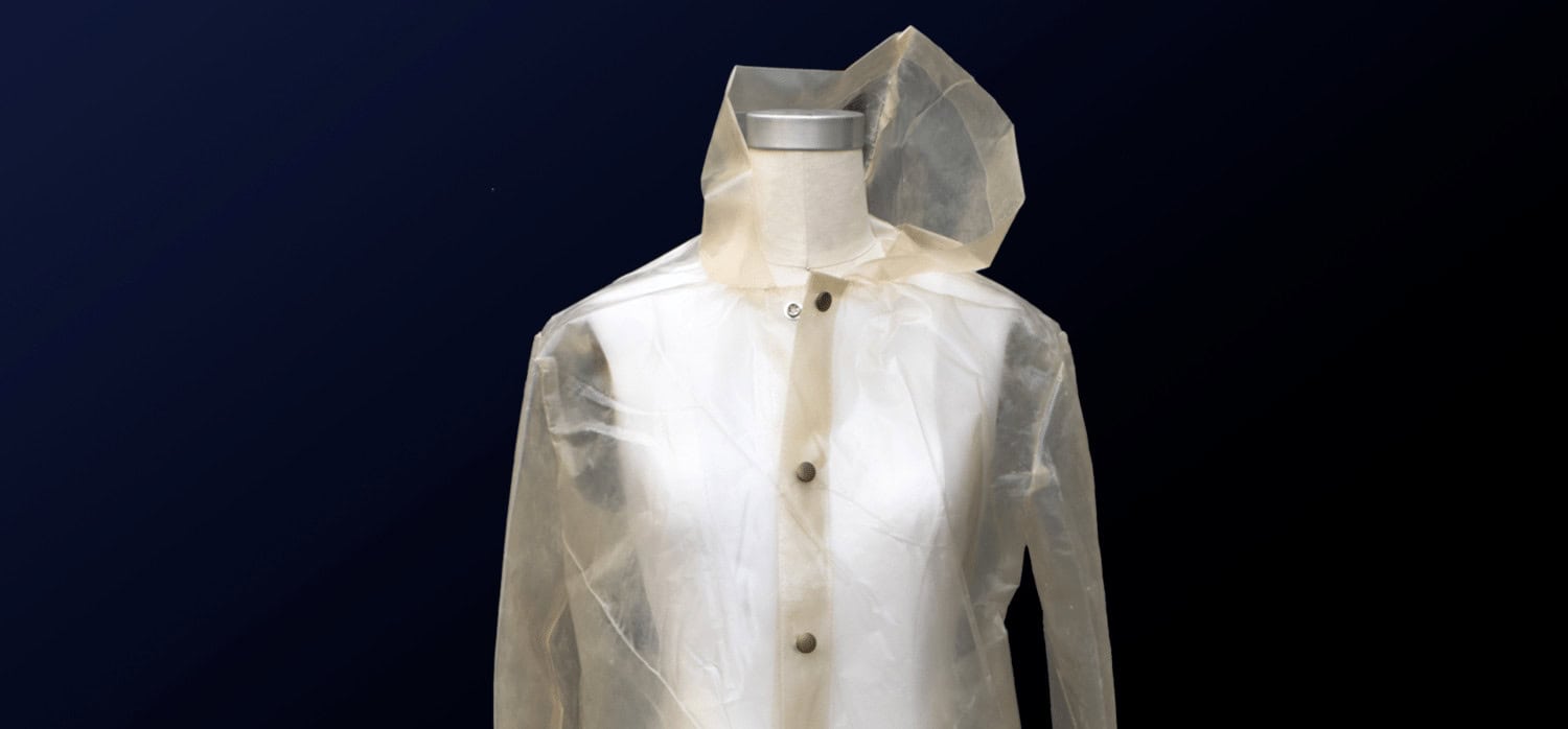 Designer creates carbon-negative raincoat - Springwise