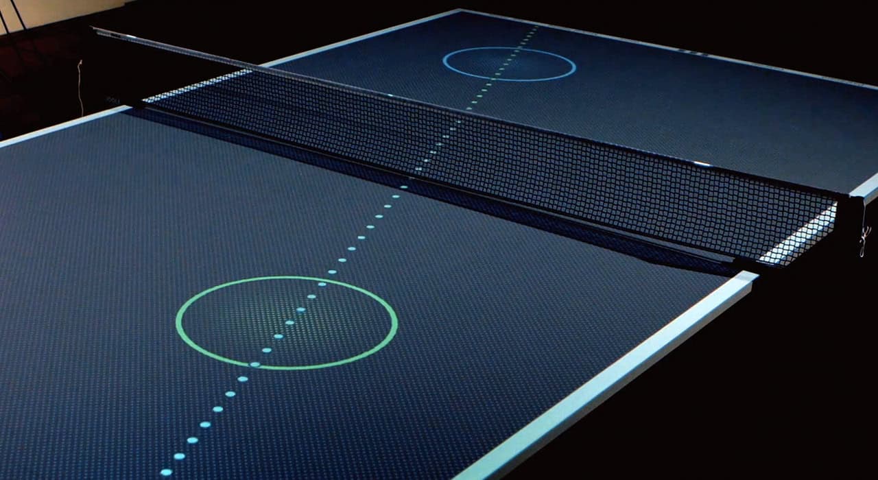 Interactive ping pong table gives real-time feedback - Springwise