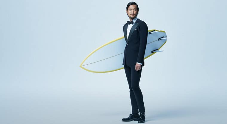 Surfing tux puts the suit back in wetsuit - Springwise